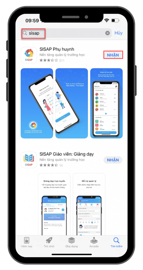 Hướng dẫn cài đặt và sử dụng ứng dụng SISAP Phụ huynh - MISA EMIS